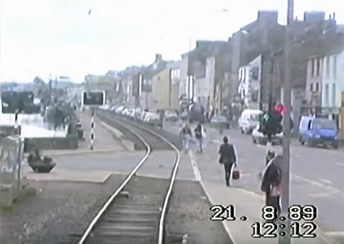 Video: A train ride through Wexford in 1989.