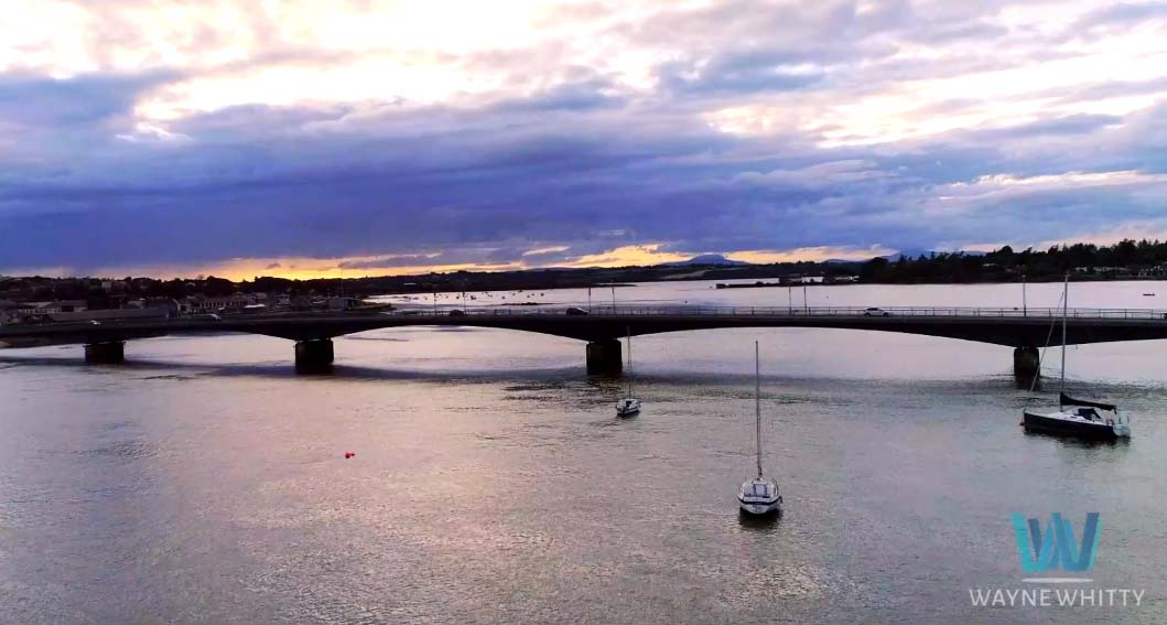 Watch: Drone footage of Wexford Quay.